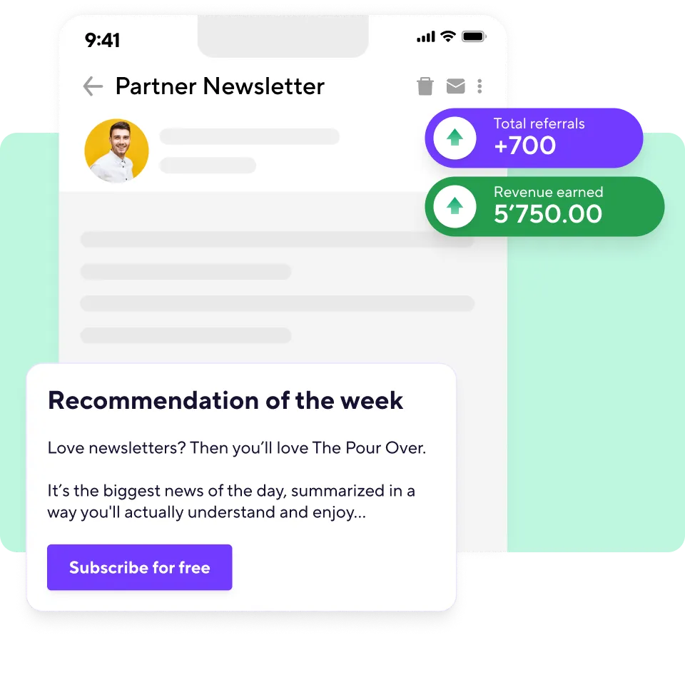 The easiest way to monetize your newsletter!