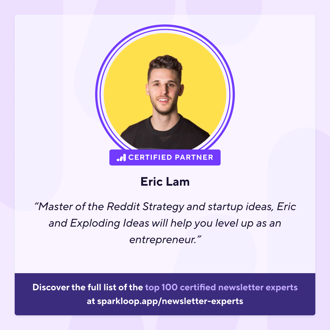 Exploding Ideas | Certified Newsletter Expert