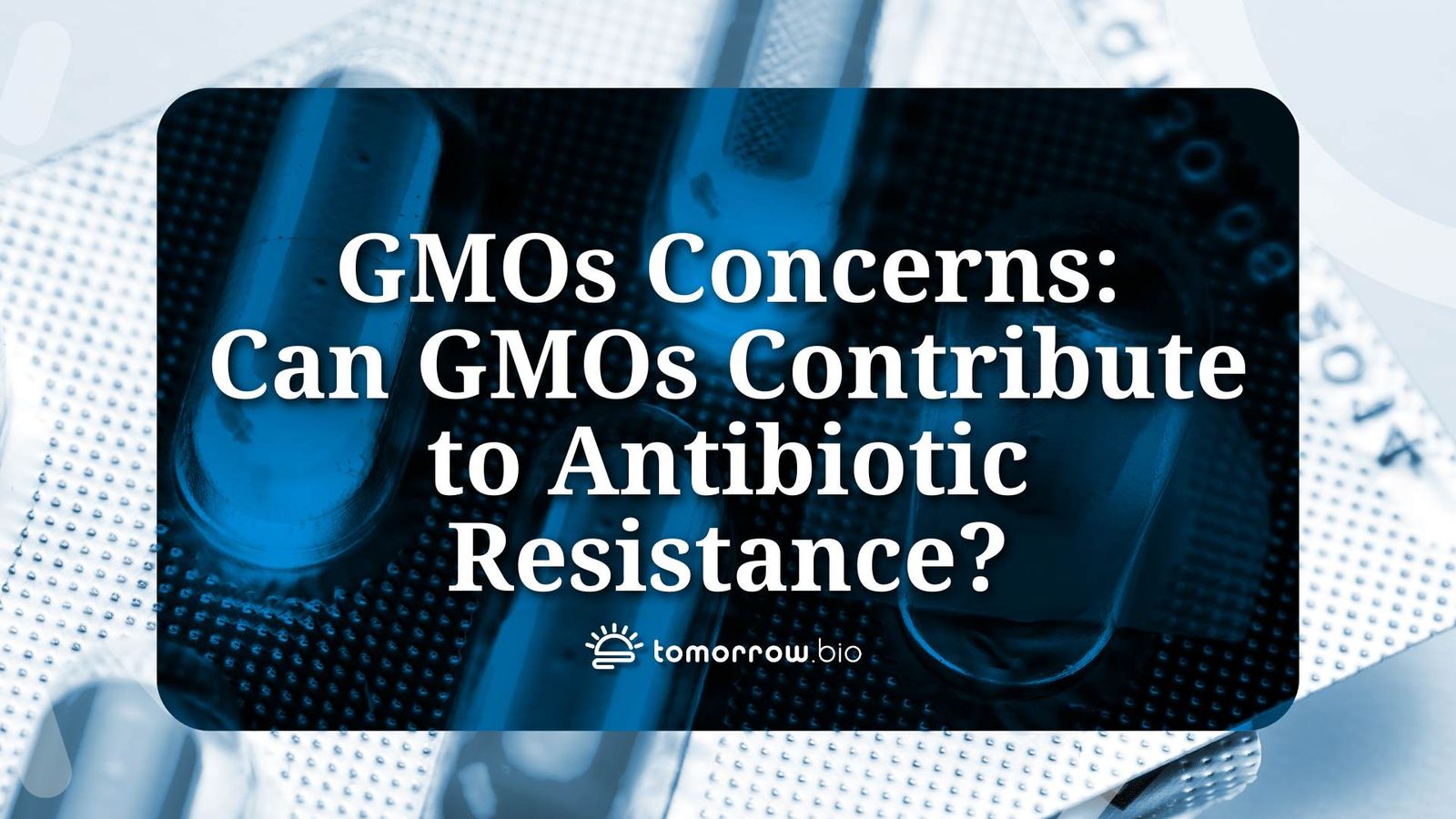 GMOs Concerns: Can GMOs Contribute to Antibiotic Resistance?