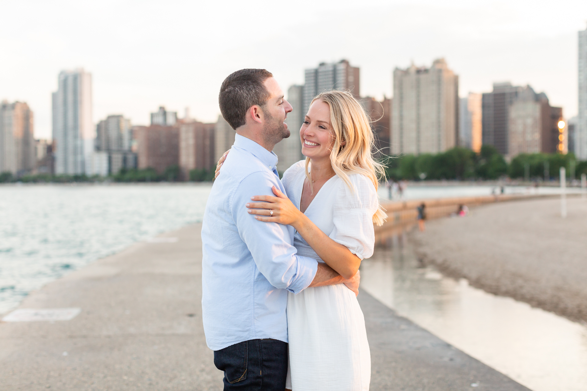 Lincoln Park and North Avenue Beach Engagement Session | Katie & Max ...