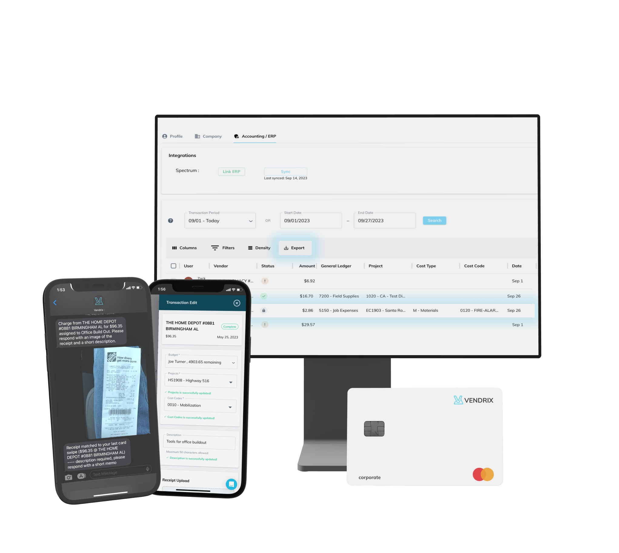 Viewpoint Spectrum Integration with Vendrix corporate cards and expense ...