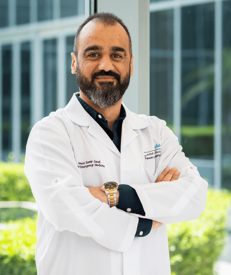 Dr. Ahmed Samir Hussein Saudi | Emergency Medicine | Fakeeh University Hospital