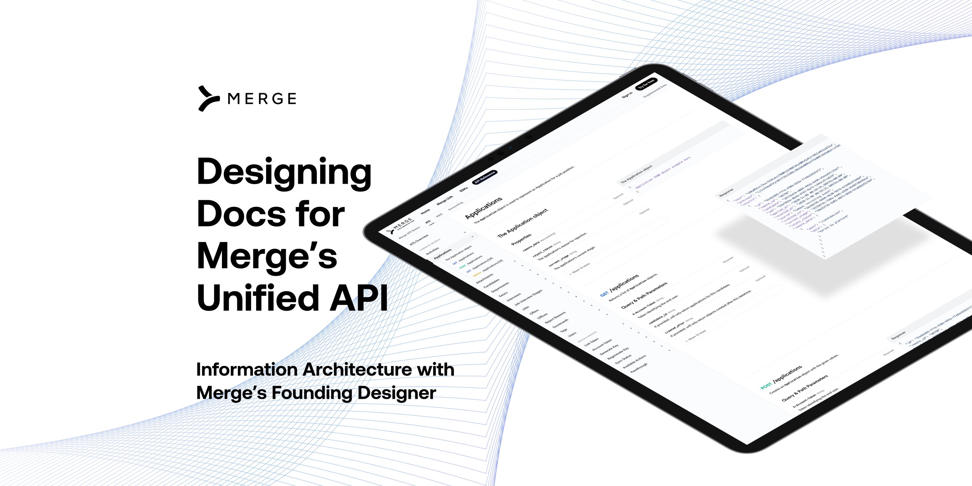 Designing Docs for Merge's Unified API