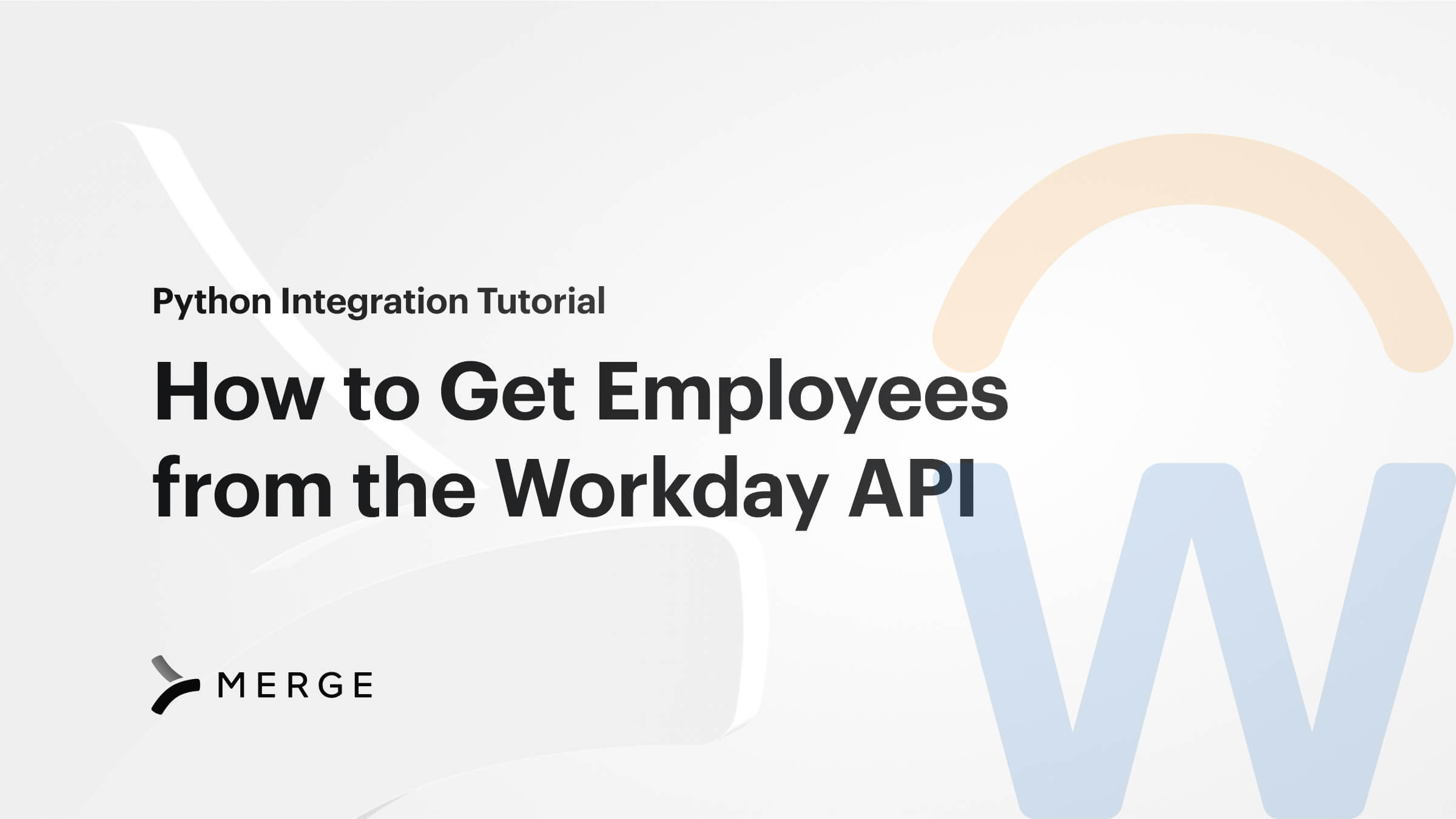 How to GET employees from the Workday API with Python