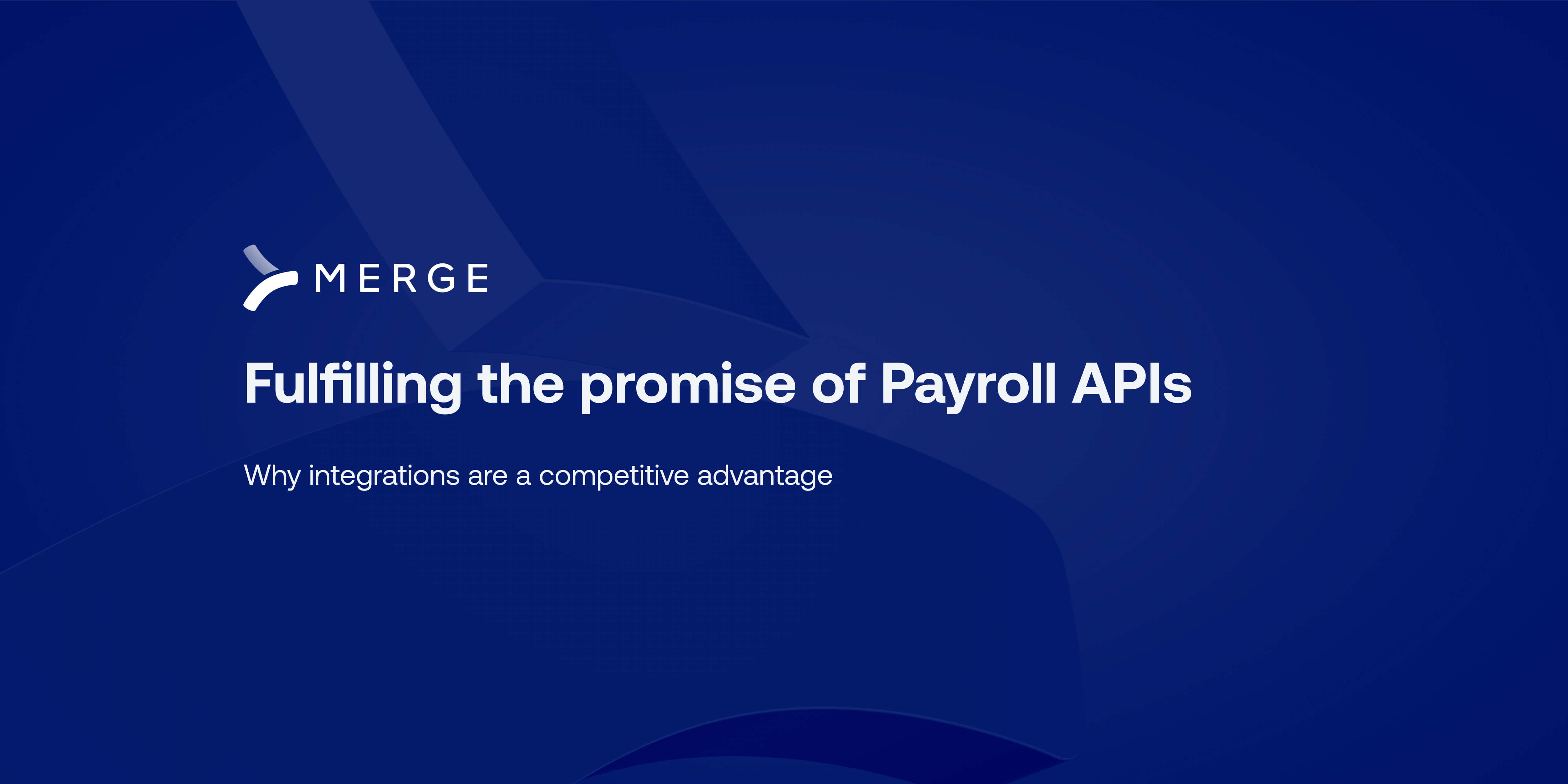 Fulfilling the Promise of Payroll APIs