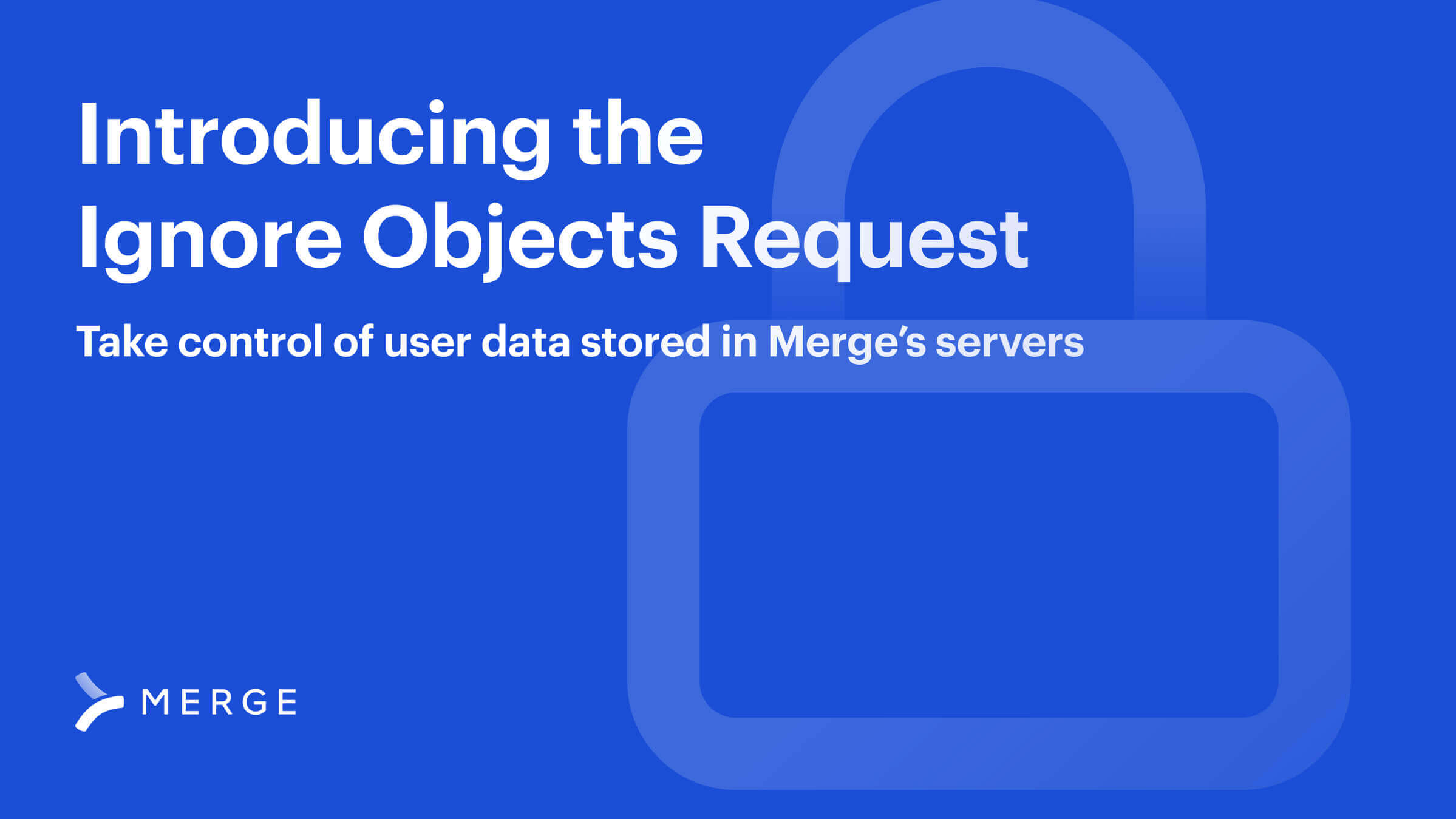 Introducing the Ignore Objects Function
