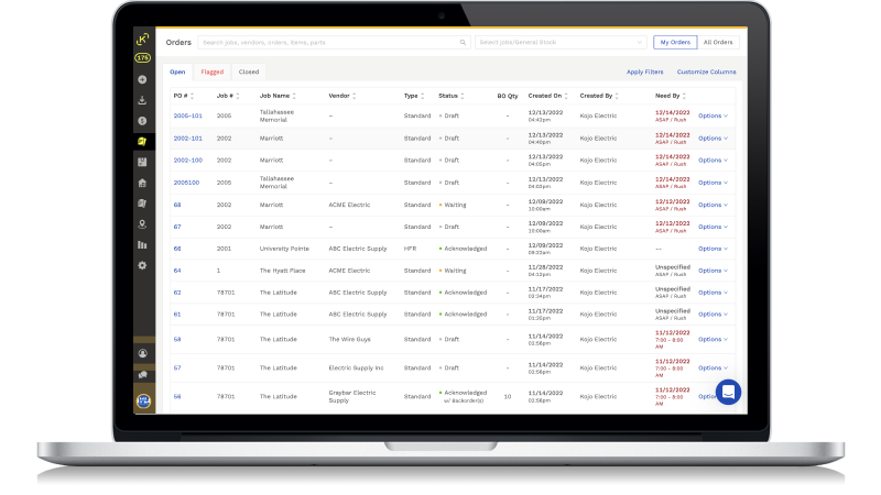 Purchasing | Kojo Technologies