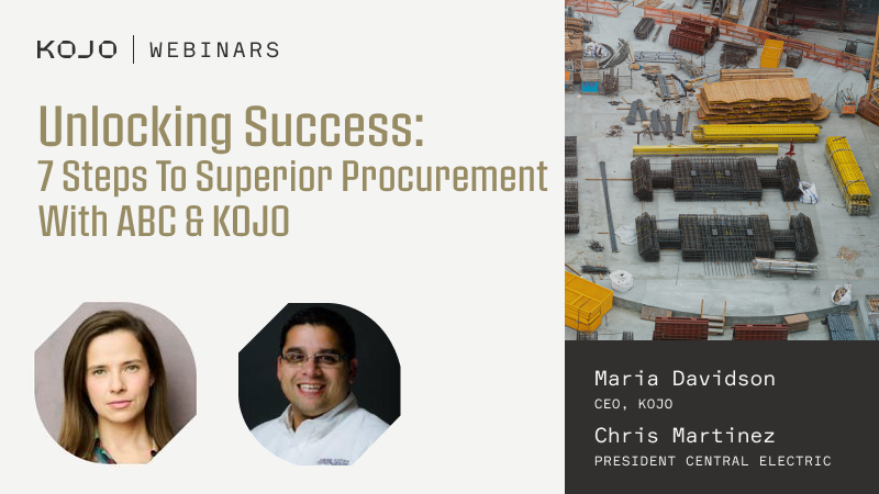 Unlocking Success: 7 Steps to Superior Procurement with ABC & KOJO ...