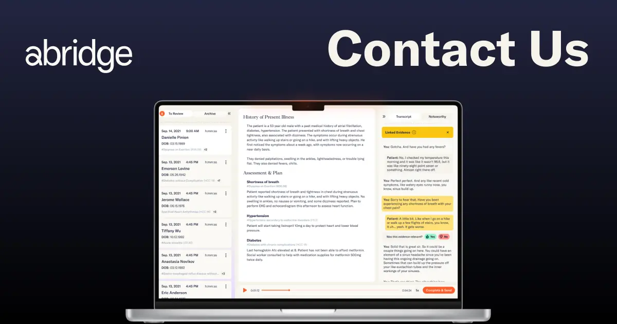Contact | Abridge