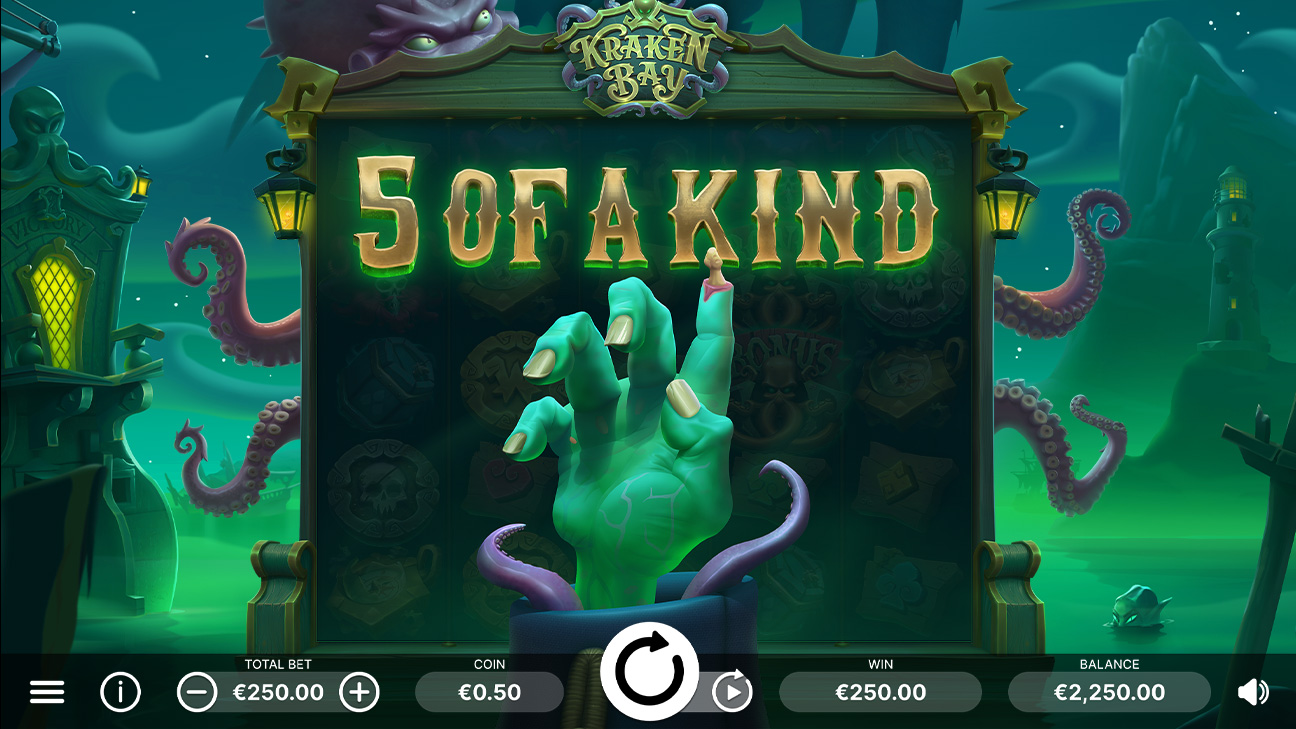 Kraken Bay - New Online Slot by ELA Games Casino Provider!