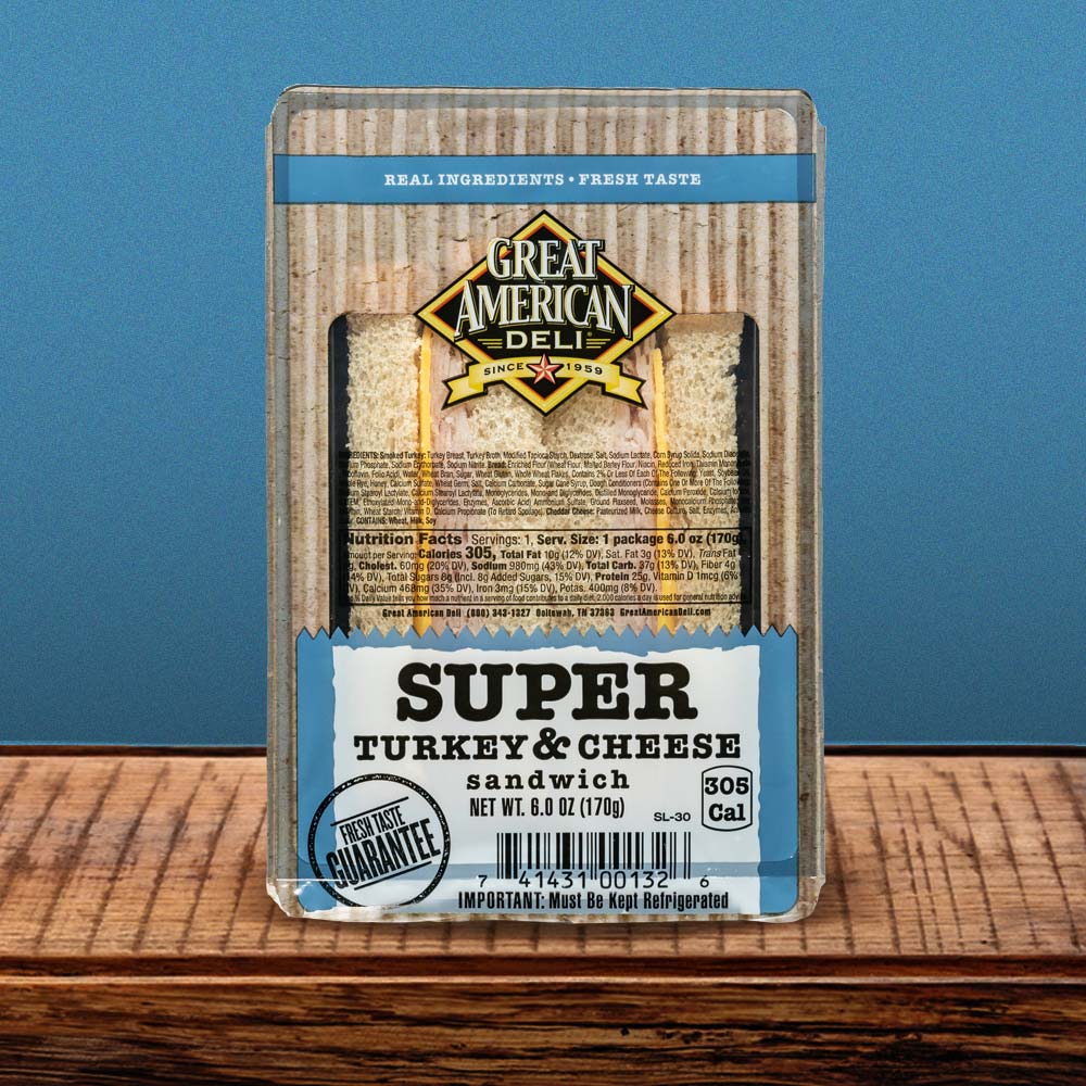 Super Turkey & Cheese - by Great American Deli