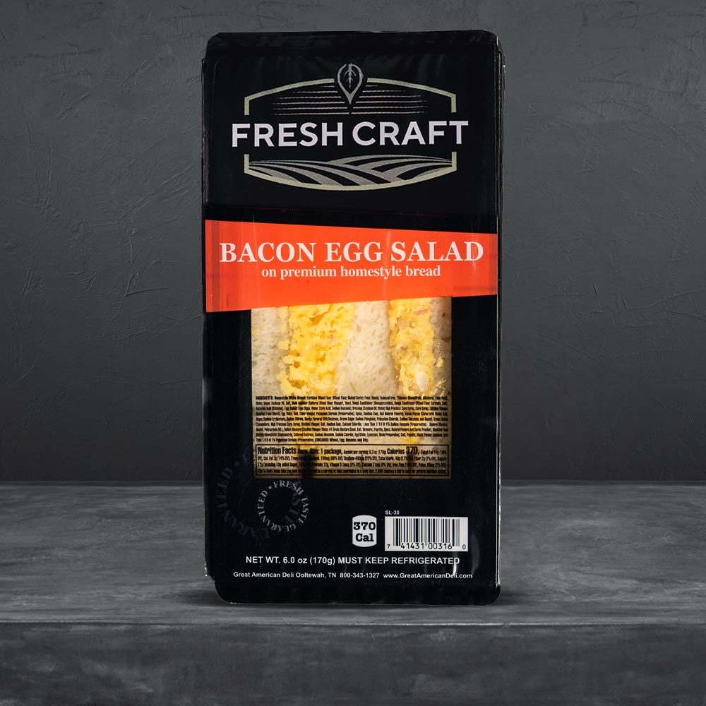 Fresh Craft Bacon Egg Salad - by Great American Deli