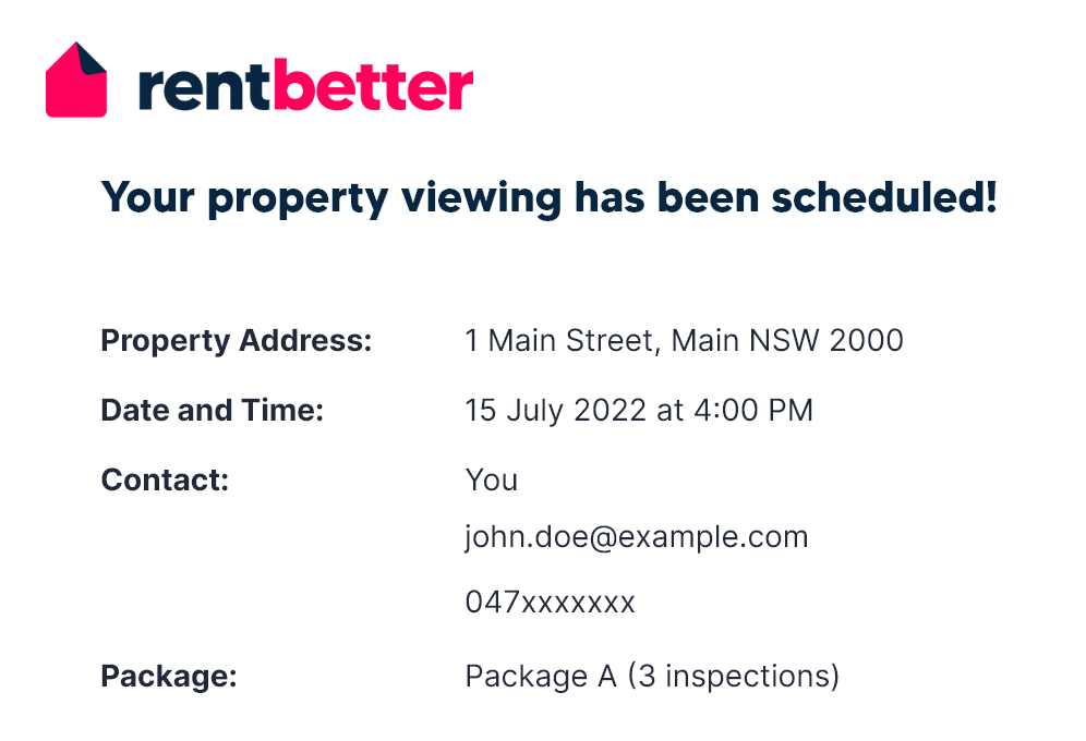 Property Viewings & Inspections
