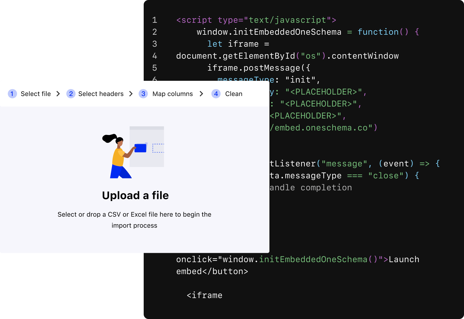 OneSchema CSV Importer | The embeddable CSV Importer for Developers