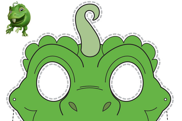 Vegesaurs Activity Sheets: Split Mask