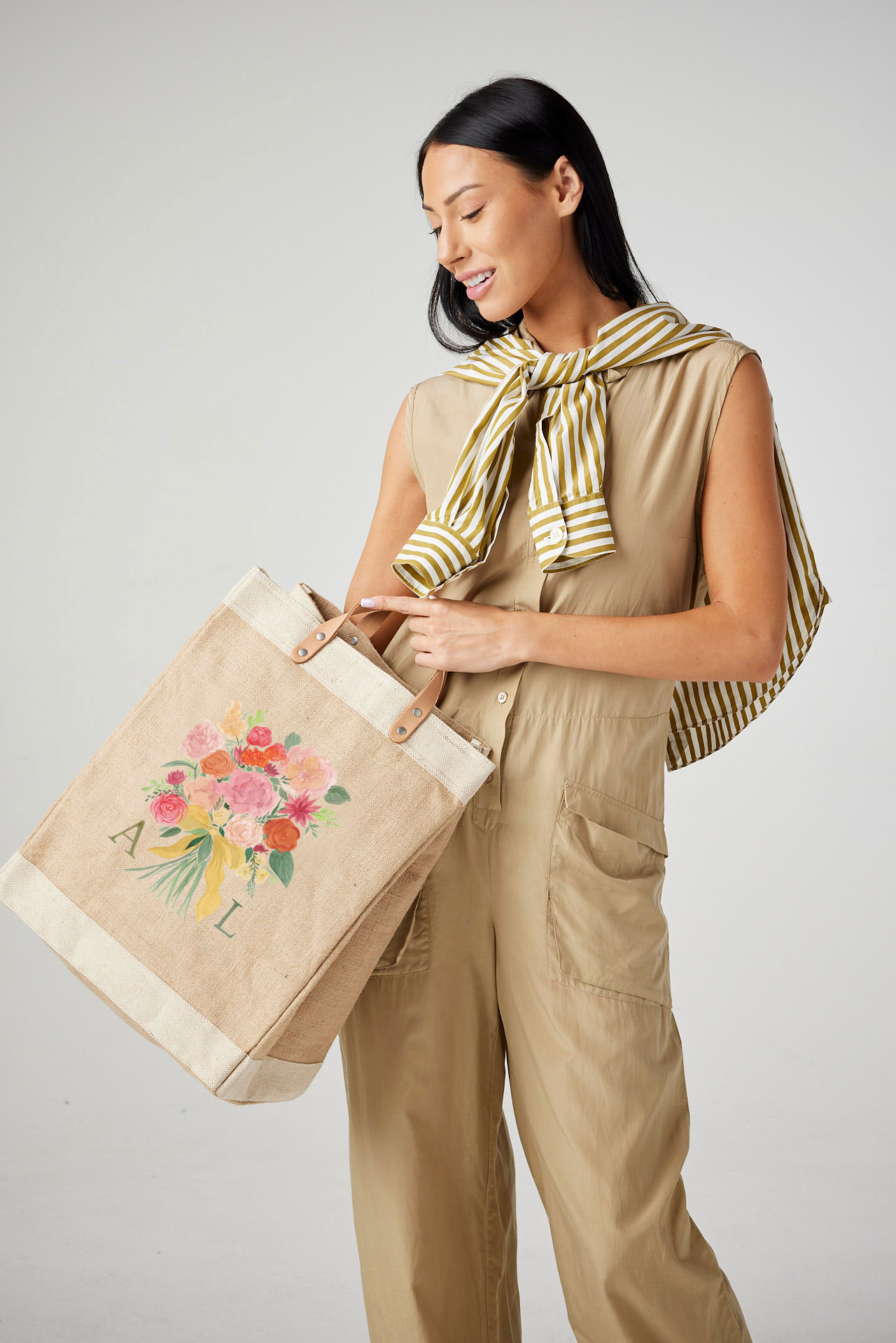 Apolis® Market Bag Watercolor Collection in Black