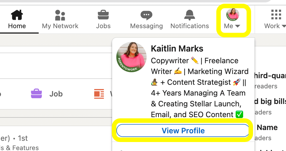 How to Use LinkedIn's #OpenToWork Feature