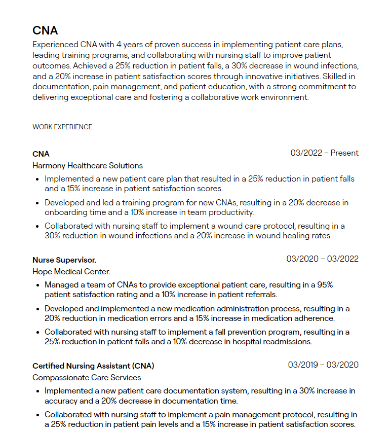Certified Nursing Assistant Recognition