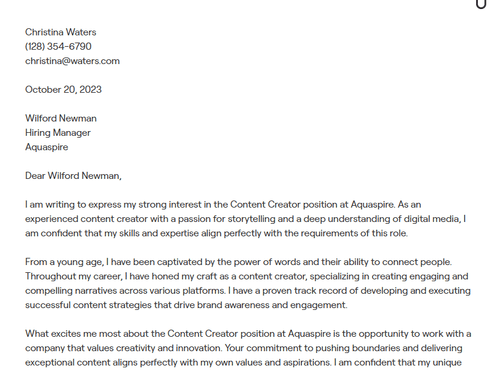 7+ Content Writer Cover Letter Examples (with In-Depth Guidance)