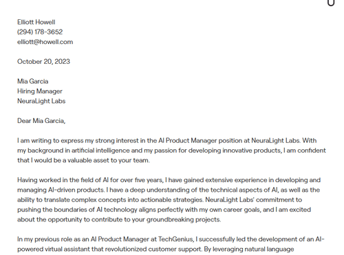 19+ Product Manager Cover Letter Examples (with In-Depth Guidance)