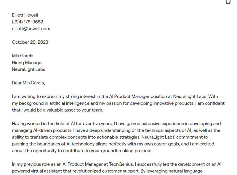 8+ Product Owner Cover Letter Examples (with In-Depth Guidance)