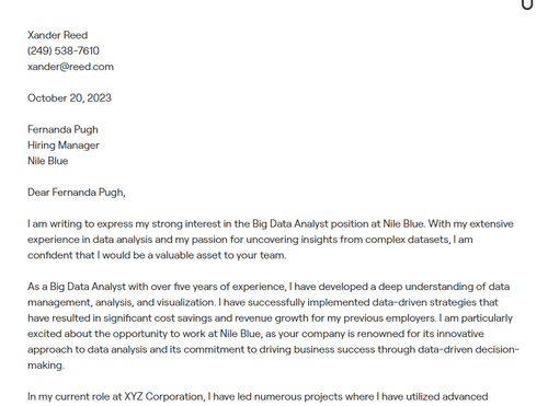 13+ Data Analyst Cover Letter Examples (with In-Depth Guidance)