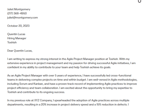 17+ Project Manager Cover Letter Examples (with In-Depth Guidance)