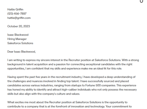 9+ Recruiter Cover Letter Examples (with In-Depth Guidance)