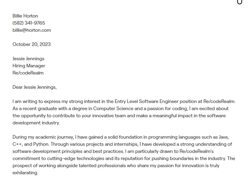 12+ Software Engineer Cover Letter Examples (with In-Depth Guidance)