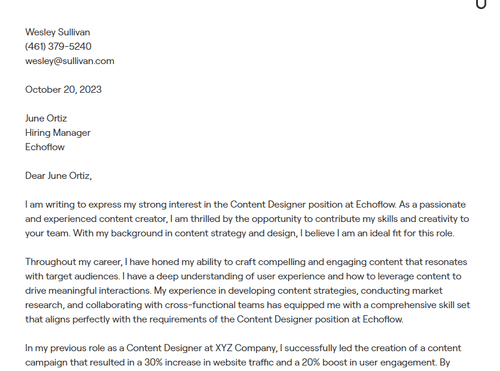 10+ UX Designer Cover Letter Examples (with In-Depth Guidance)