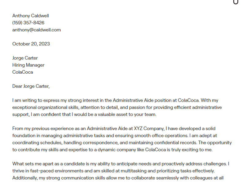 12+ Administrative Assistant Cover Letter Examples (with In-Depth Guidance)