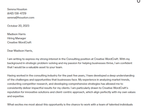 6+ Consulting Cover Letter Examples (with In-Depth Guidance)