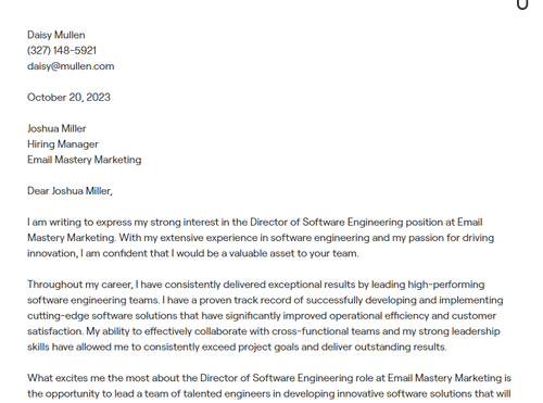 6+ Engineering Manager Cover Letter Examples (with In-Depth Guidance)