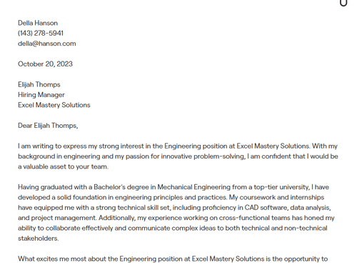 6+ Engineering Cover Letter Examples (with In-Depth Guidance)