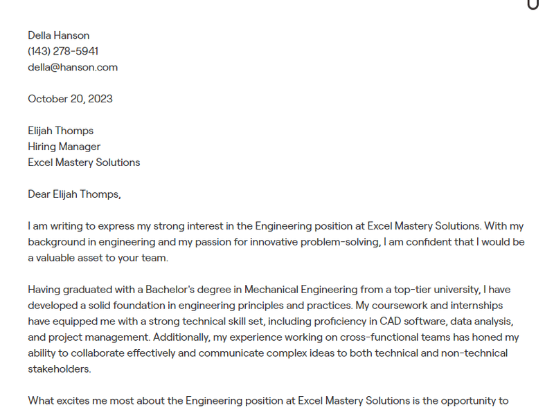 6+ Engineering Cover Letter Examples (with In-Depth Guidance)