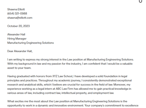 1+ Law Cover Letter Examples (with In-Depth Guidance)