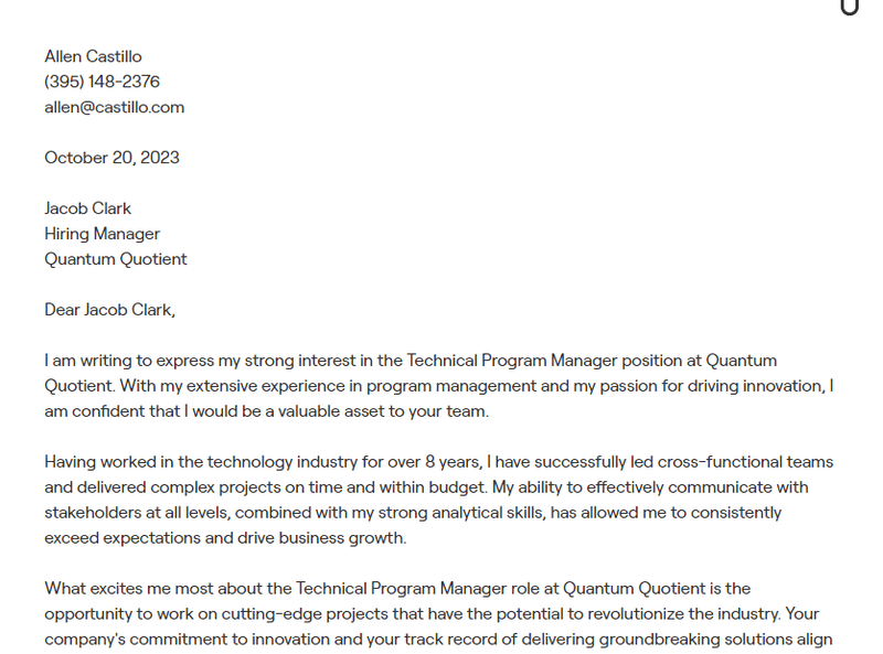 9+ Program Manager Cover Letter Examples (with In-Depth Guidance)