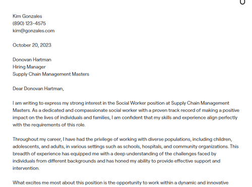 1+ Social Worker Cover Letter Examples (with In-Depth Guidance)