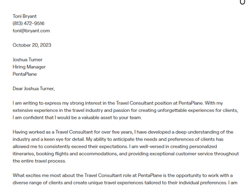 3+ Travel Agent Cover Letter Examples (with In-Depth Guidance)