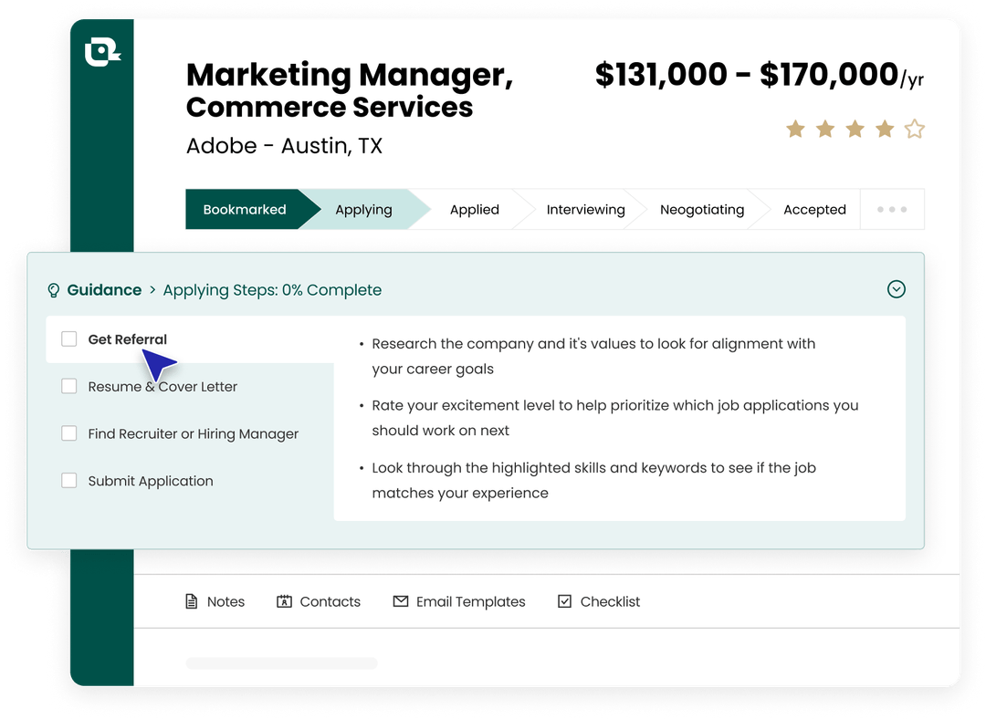 Free Interview Tracker - Manage All of Your Job Interviews In One Place | Teal