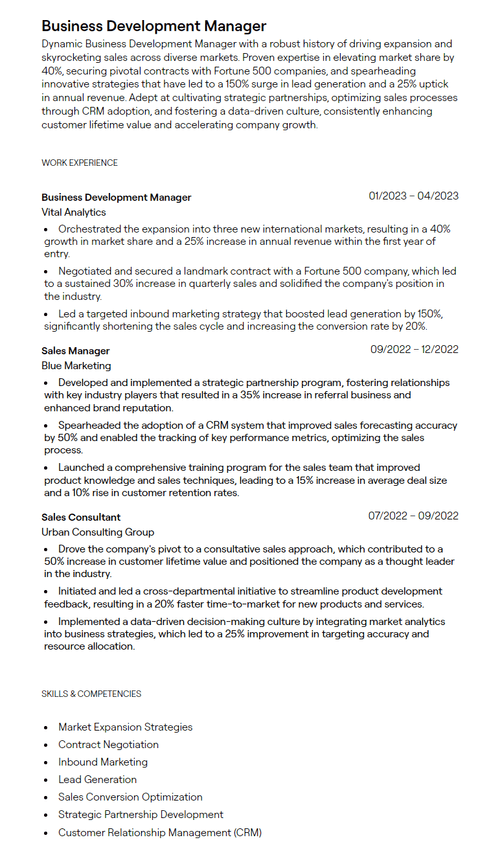 3+ Business Owner Resume Examples [with Guidance]