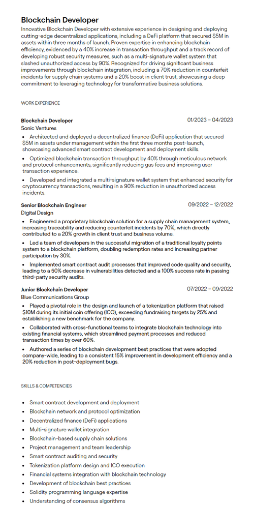 2024 Web3 Developer Cover Letter Example (+Free Tools & Guidance)