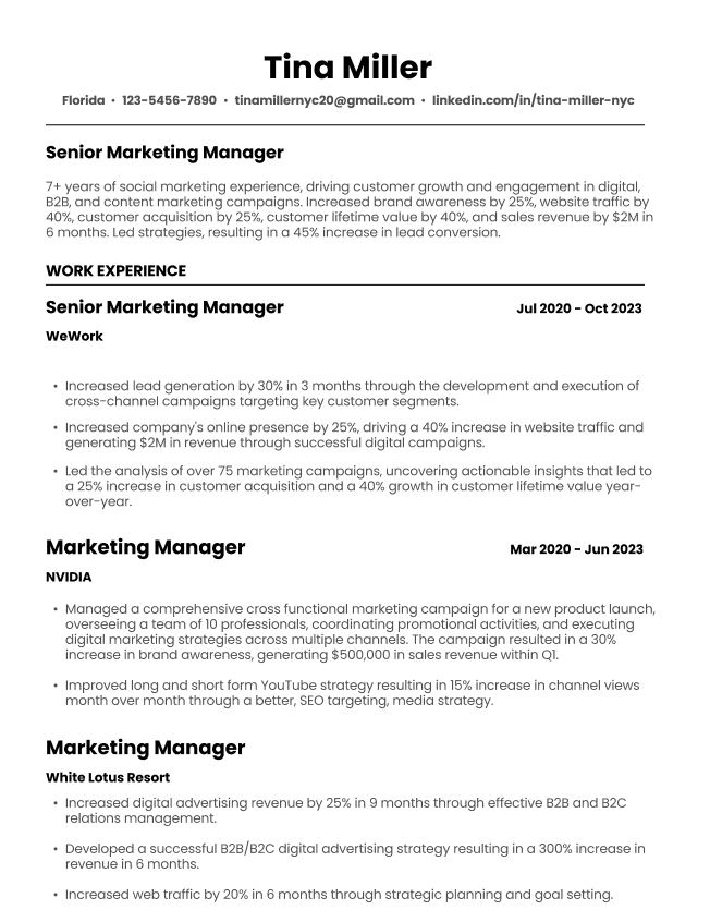 9 Simple Resume Templates to Nail Your Next Job Application