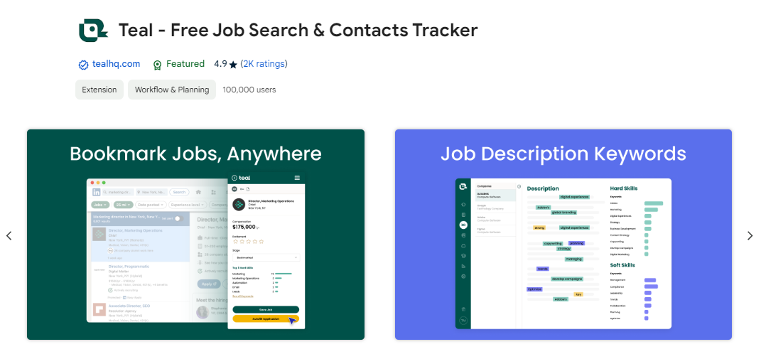 Free Job Search Chrome Extension Track Jobs Contacts Companies And