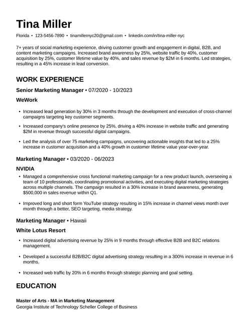 9 Minimalist Resume Templates to Nail Your Next Job Application