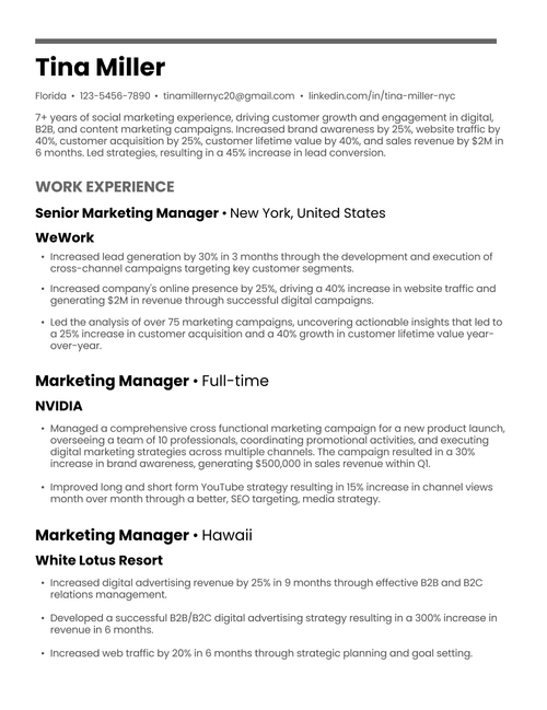 9 Minimalist Resume Templates to Nail Your Next Job Application