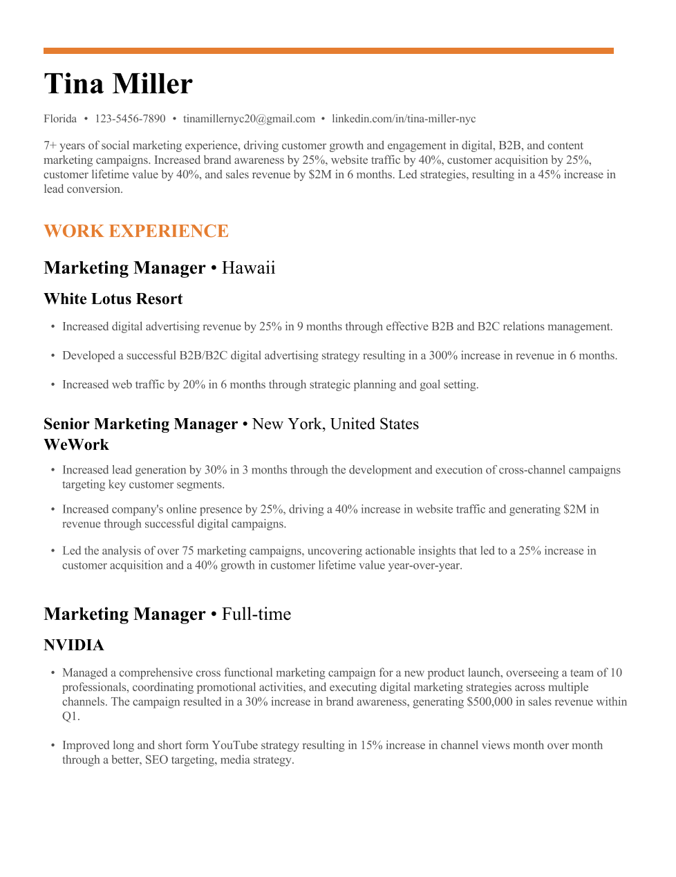 9 Reverse Chronological Resume Templates to Nail Your Next Job Application