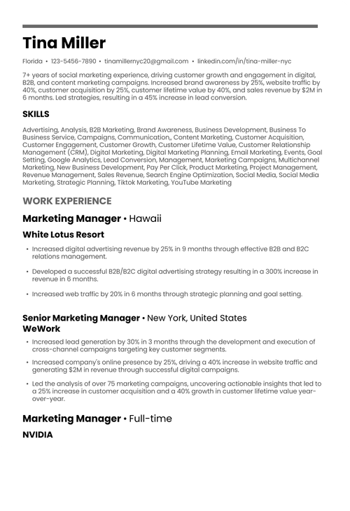 9 Reverse Chronological Resume Templates to Nail Your Next Job Application