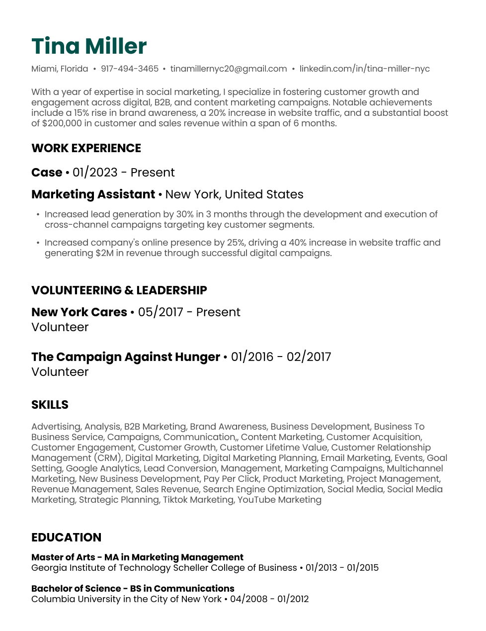 9 Student Resume Templates to Nail Your Next Job Application