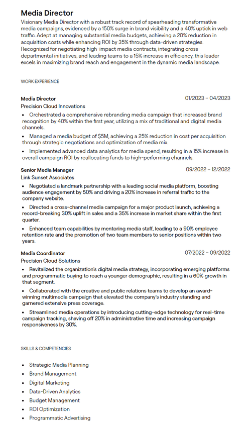 1,500+ Resume Examples (+Tools & Guidance) to Win in 2024